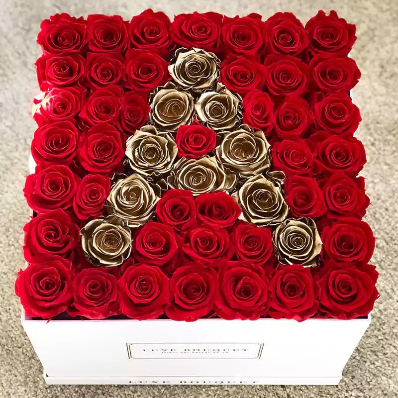 Grand Everlasting Rose Letter Box | Luxe Bouquet